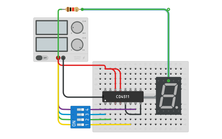 Circuit design Copy of 7-Segment Decoder | Tinkercad Circuit design Copy of 7-Segment Decoder | Tinkercad