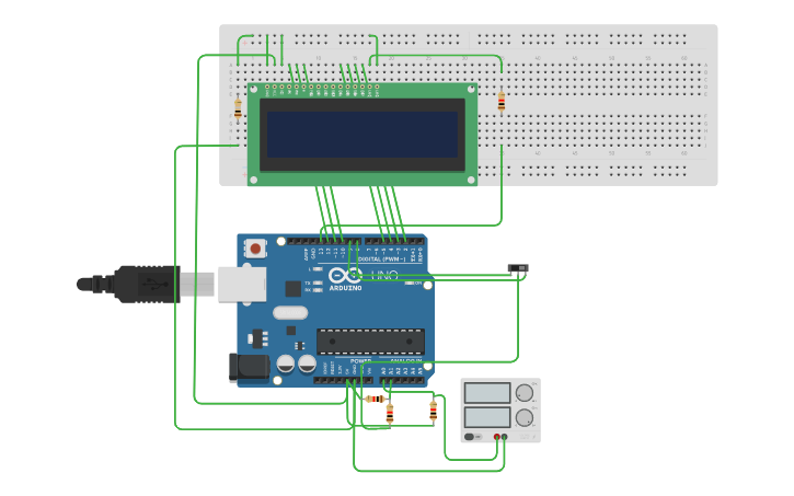 Circuit Design Multimeter Tinkercad