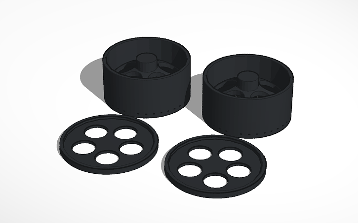 3D design co2 dragster wheels | Tinkercad
