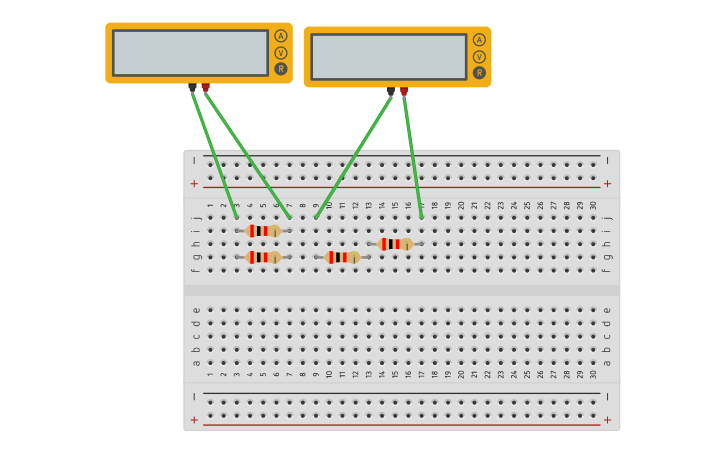 Circuit Design Resistor Series And Parallel Tinkercad