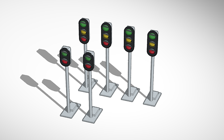 3D design Rail signal | Tinkercad