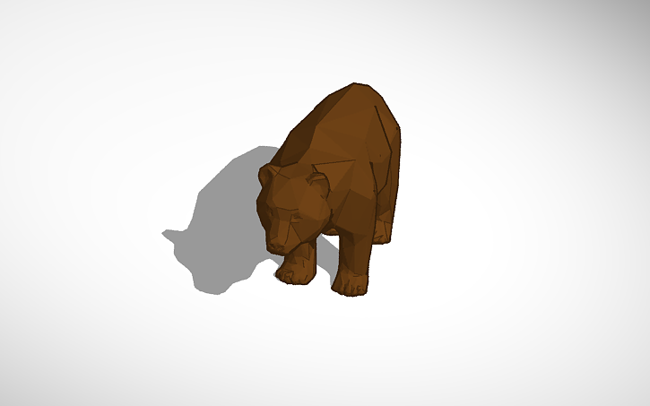 3D design bear | Tinkercad