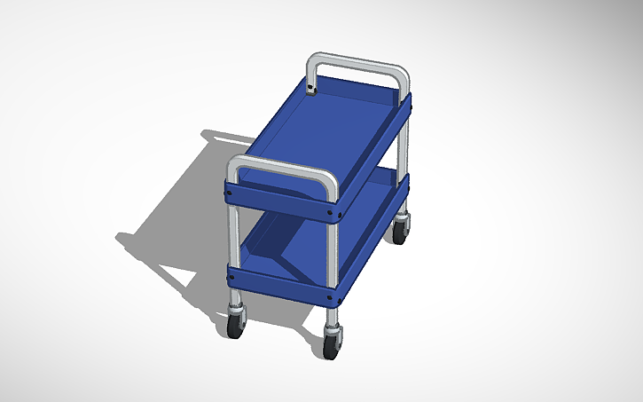 3D design Lab Cart | Tinkercad