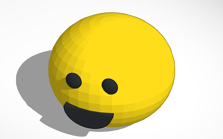 3D design Smiley face | Tinkercad