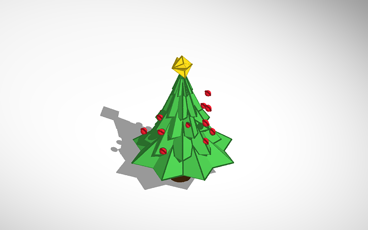 3D design christmas tree | Tinkercad