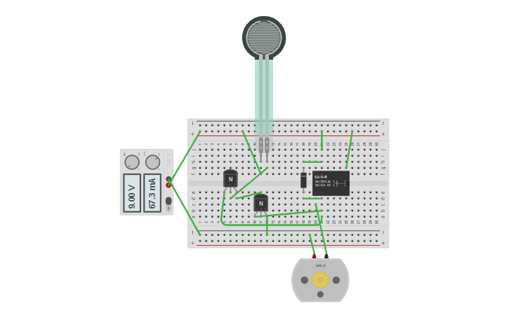 Circuit design Sensor de humedad | Tinkercad