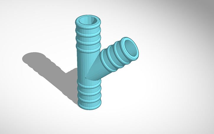 3D design Y-Connector | Tinkercad