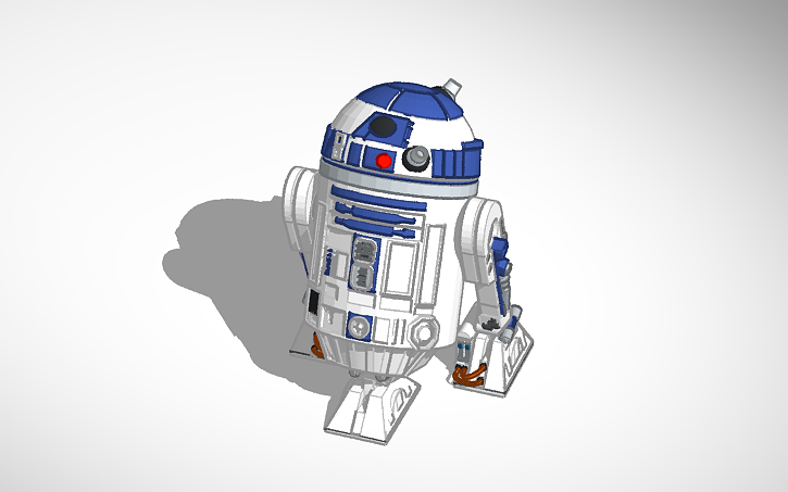 3D design Robot (Star War) | Tinkercad