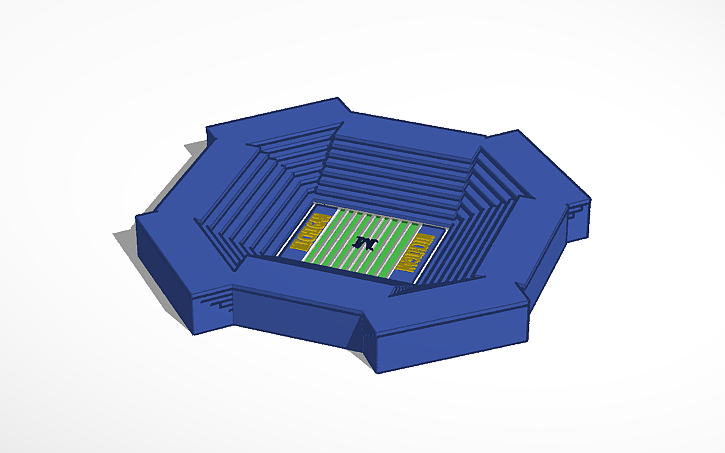 3D design Michigan Football Stadium | Tinkercad
