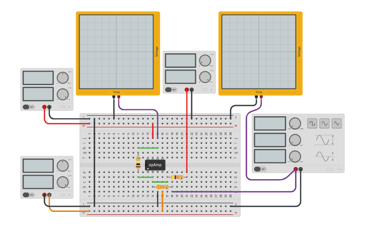 Circuit Design Inverting Amplifier Op Amp Tinkercad - Riset Circuit Design Inverting Amplifier Op Amp Tinkercad - Riset
