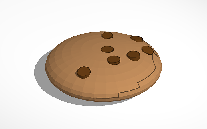 3D design cookie drawing | Tinkercad
