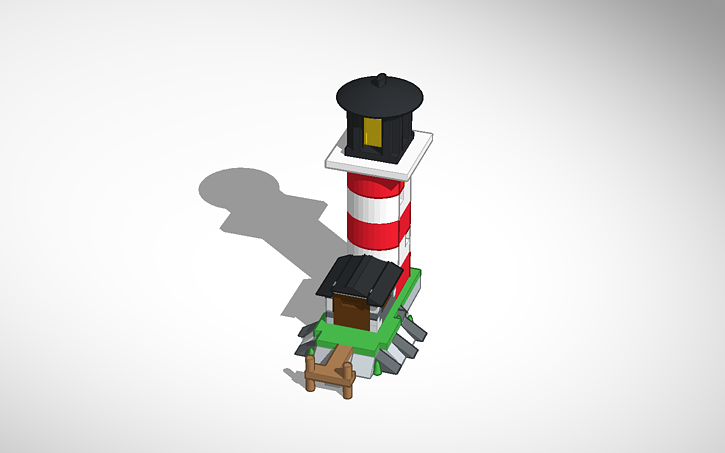 3d Design Lighthouse Tinkercad