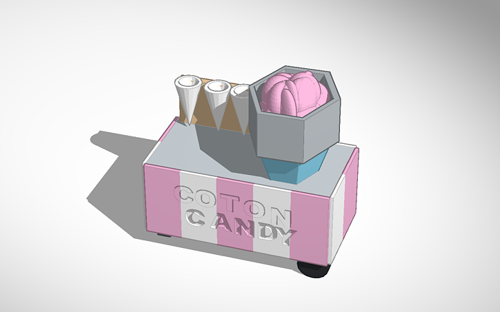 3D design Cotton Candy Machine | Tinkercad