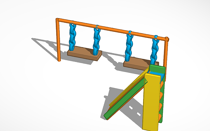 3D design Slide and swing | Tinkercad