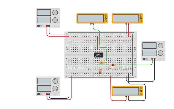 Circuit design Copy of LM741_1 | Tinkercad Circuit design Copy of LM741_1 | Tinkercad