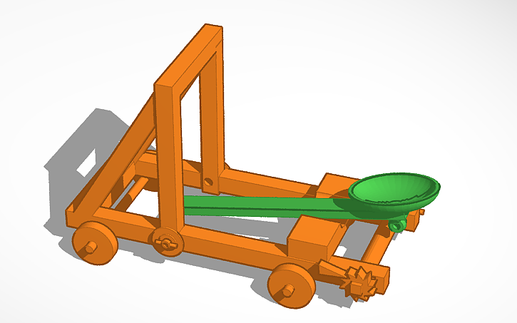 3D design Torsion Catapult V1.2 | Tinkercad