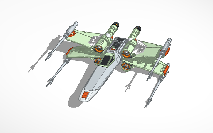 3D design X_Wing | Tinkercad