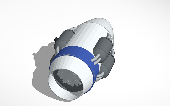3D design jet engine | Tinkercad