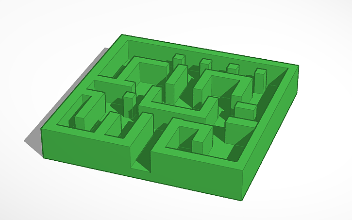 3D design Maze | Tinkercad