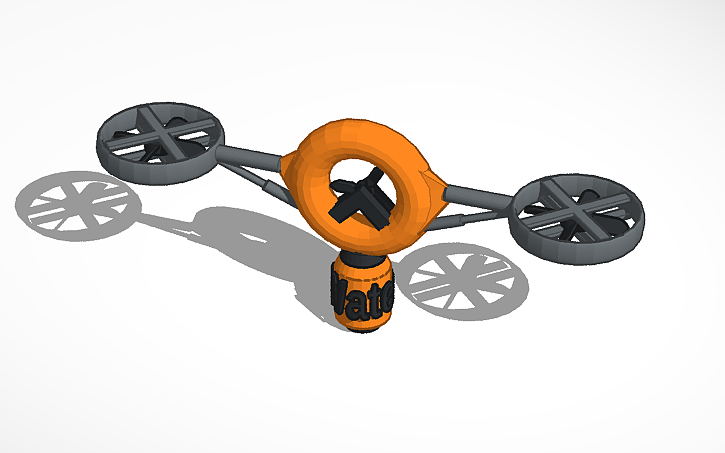 3D design firefighter drone | Tinkercad