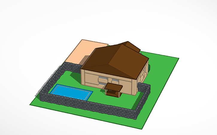 3D design House Project | Tinkercad