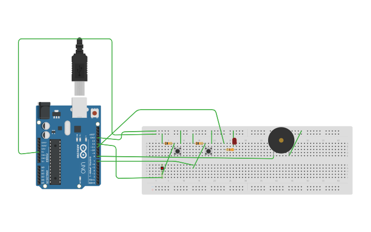 Circuit design DIMMABLE LED USING PUSH BUTTONS | Tinkercad Circuit design DIMMABLE LED USING PUSH BUTTONS | Tinkercad