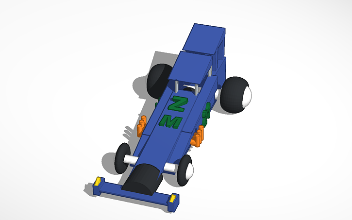 3D design drag racer | Tinkercad