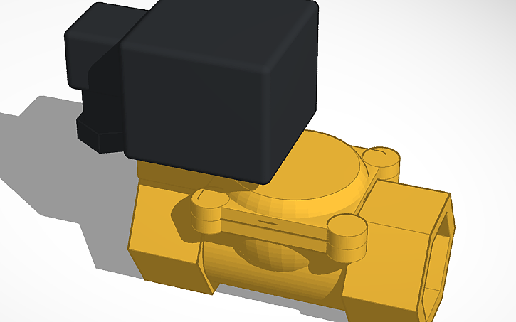 3D design Brass Solenoid Valve | Tinkercad