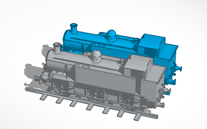 3d Design Lbsc 0 6 0 E2 Class Tank Engine Tinkercad