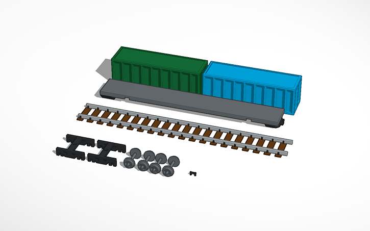 3D design Container wagon | Tinkercad
