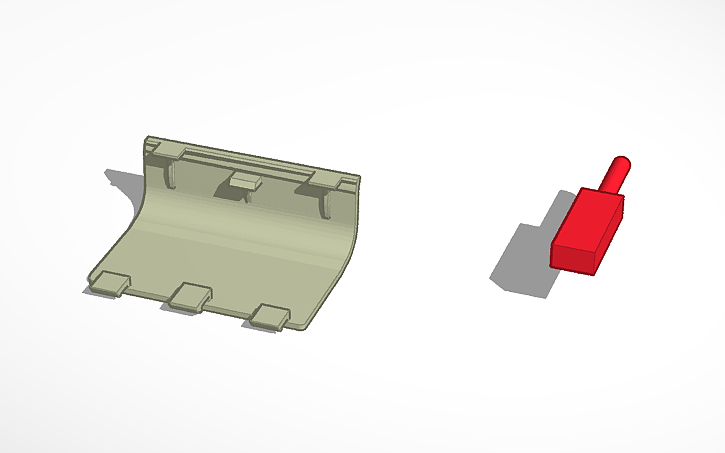 3D design Xbox one Battery cover | Tinkercad