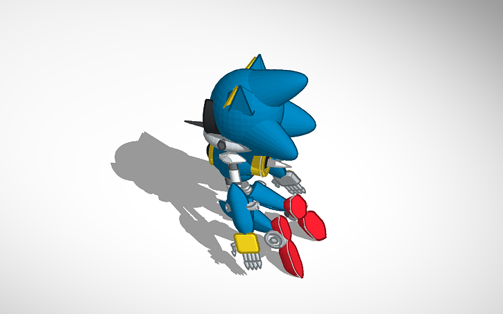 3d Design Metal Sonic Tinkercad 