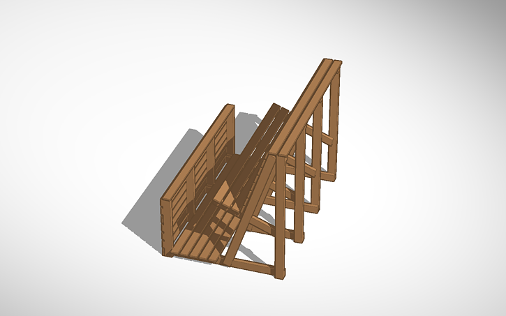 3D design Frat Bench | Tinkercad