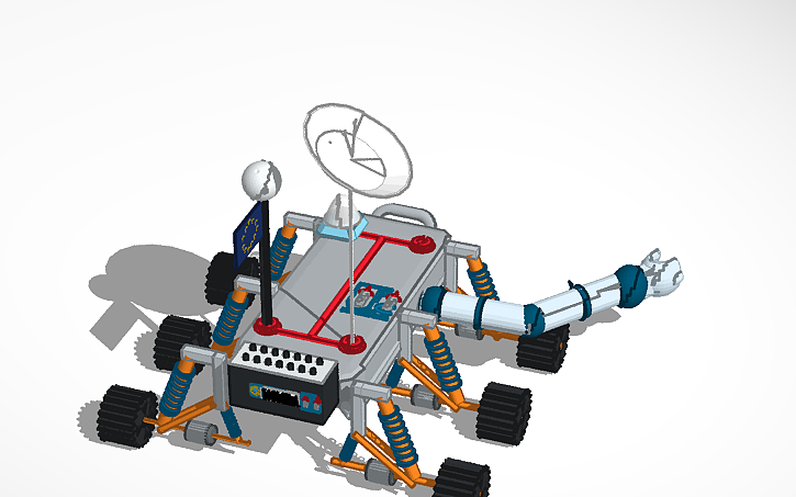3D design Rover | Tinkercad