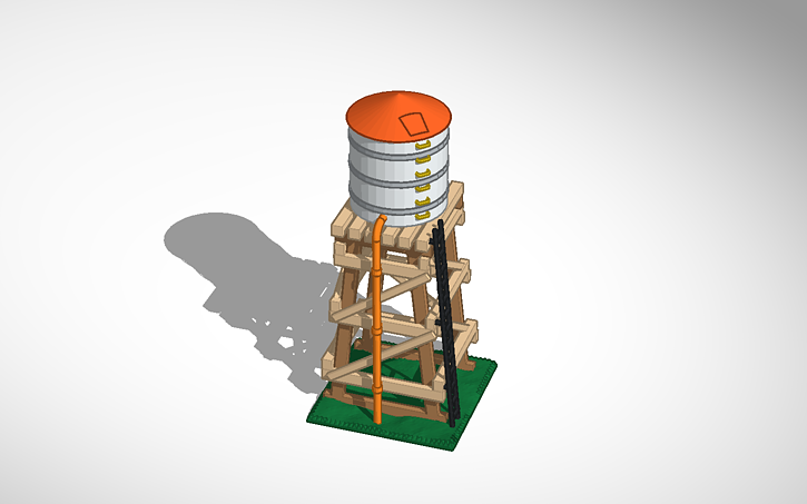 3D design Water Tower | Tinkercad