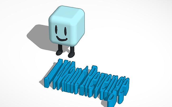 3D design BFDI Ice Cube | Tinkercad
