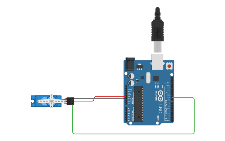 Servo Motor Control Using Arduino Tinkercad Arduino Tinkercad Images 0232