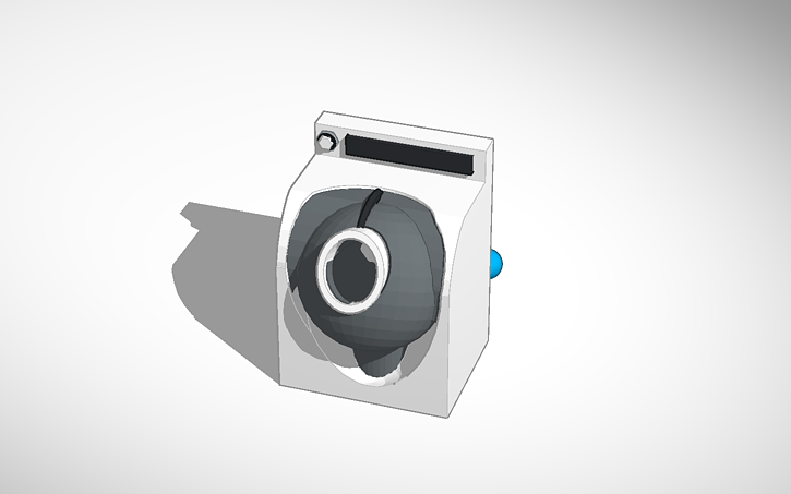 3D design washing machine | Tinkercad