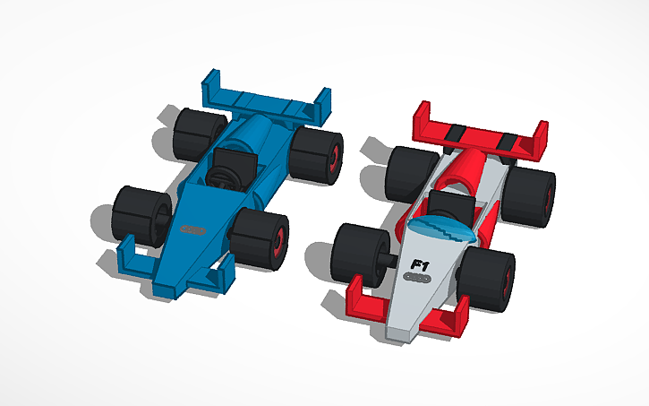 3D design F1 race car | Tinkercad