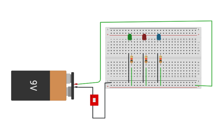Circuit design LEDs en paralelo | Tinkercad Circuit design LEDs en paralelo | Tinkercad