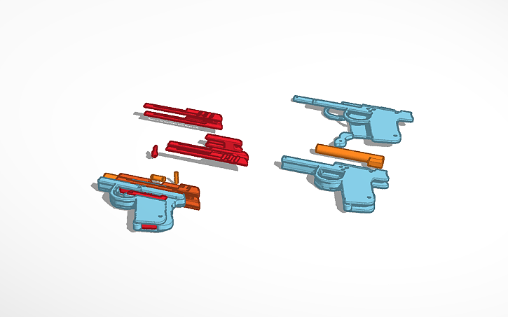 3D design Mini pistol | Tinkercad