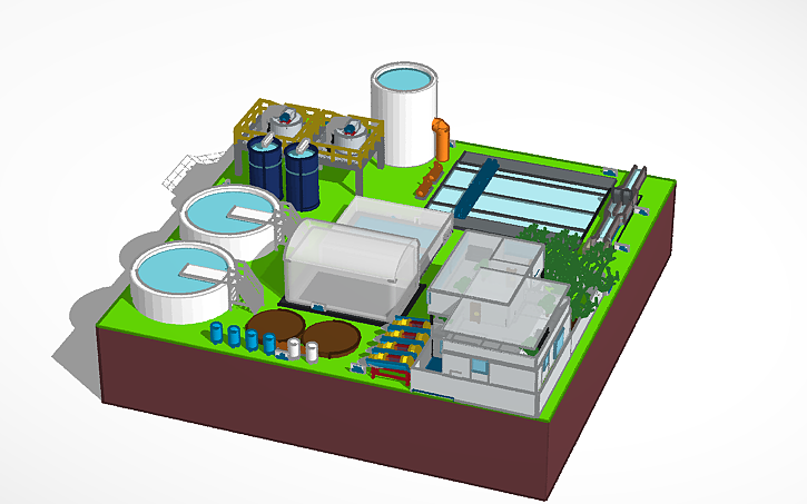 3D design Treatment plant | Tinkercad