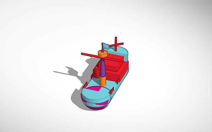 3D design Tinkercad Boat | Tinkercad