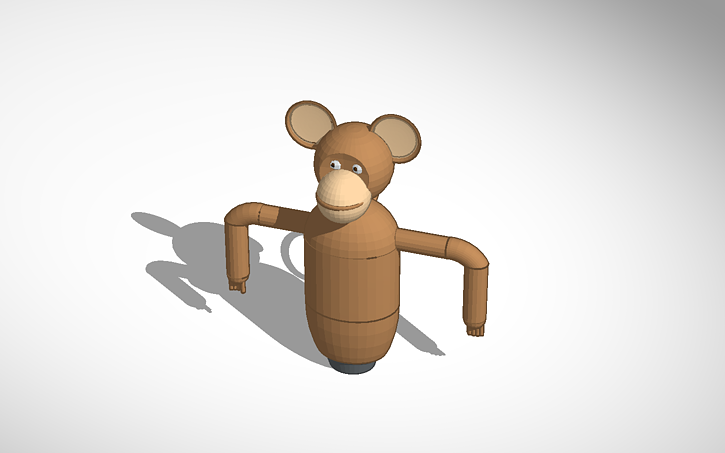 3D design Monkey | Tinkercad