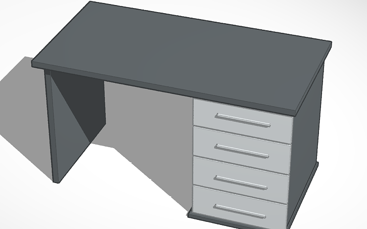 3D design Desk | Tinkercad