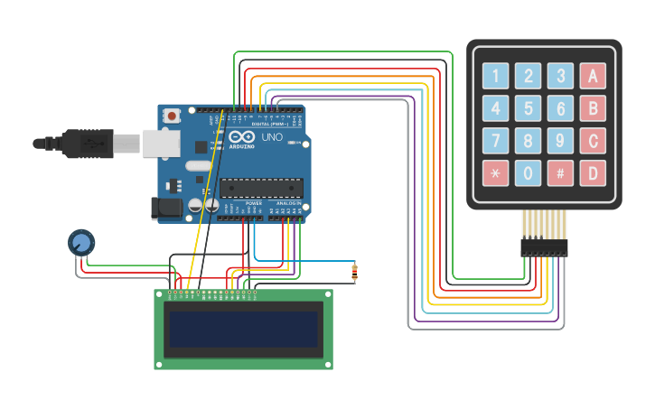 Circuit Design Scientific Calculator Using Arduino Tinkercad 4533