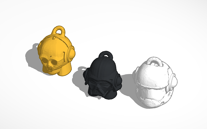 3D design Star Wars Keychains | Tinkercad