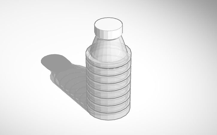3D design Plastic Bottle | Tinkercad