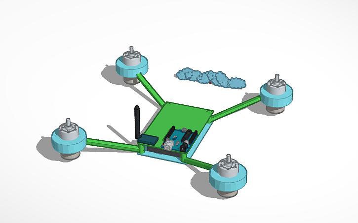 3D design Modello 3D del drone | Tinkercad