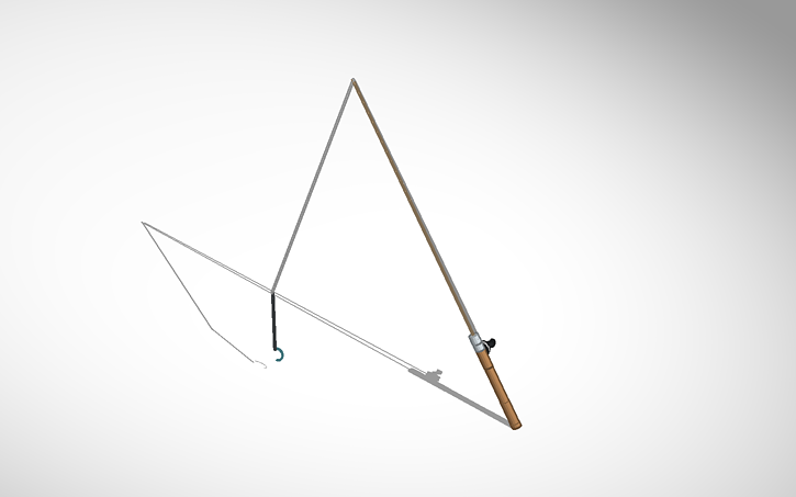 3D design Fishing Rod | Tinkercad